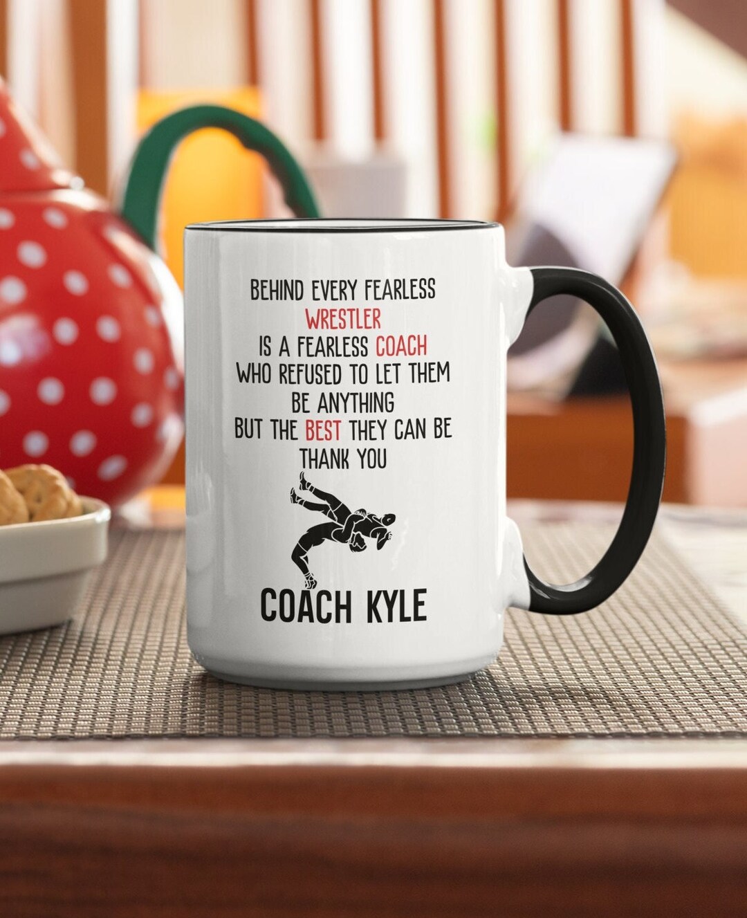 Thank You Coach | Coach Gift | Wrestling Trainer Cup | Thank You Gift ...