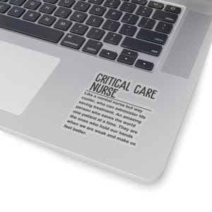 Critical Care Nurse | Ccu Nurse Sticker | Icu Nurse Gift | Icu Nurse ...