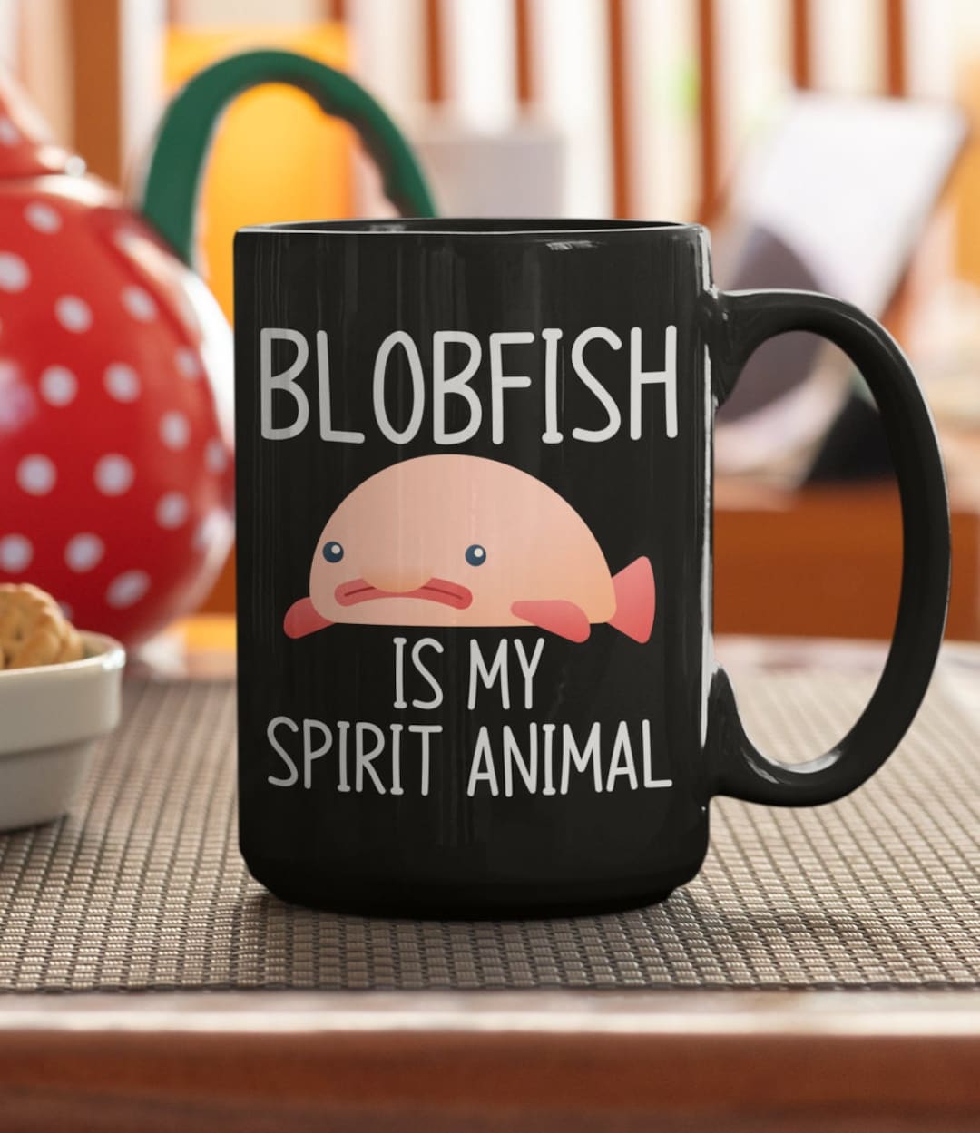 Blobfish Lover Gifts | Funny Blobfish Mug | Amigurumi Blobfish | Funny ...