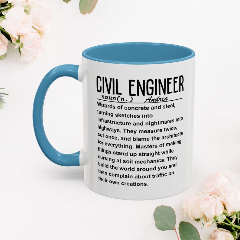 Civil Engineer Gifts, Gift for Engineer, Civil Engineer Mugs, Engineer ...