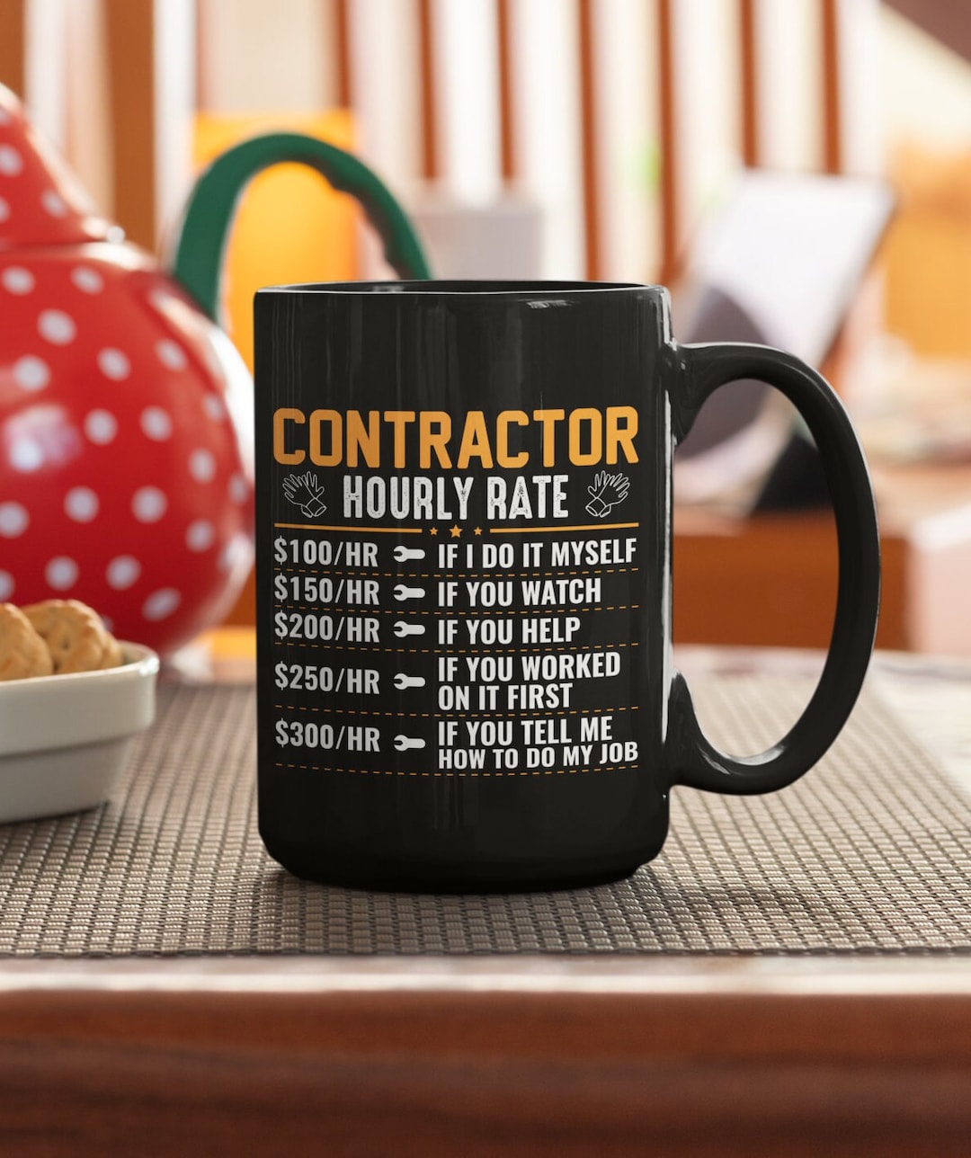 Contractor Mug | General Contractor Gifts | Gift for Contractors ...
