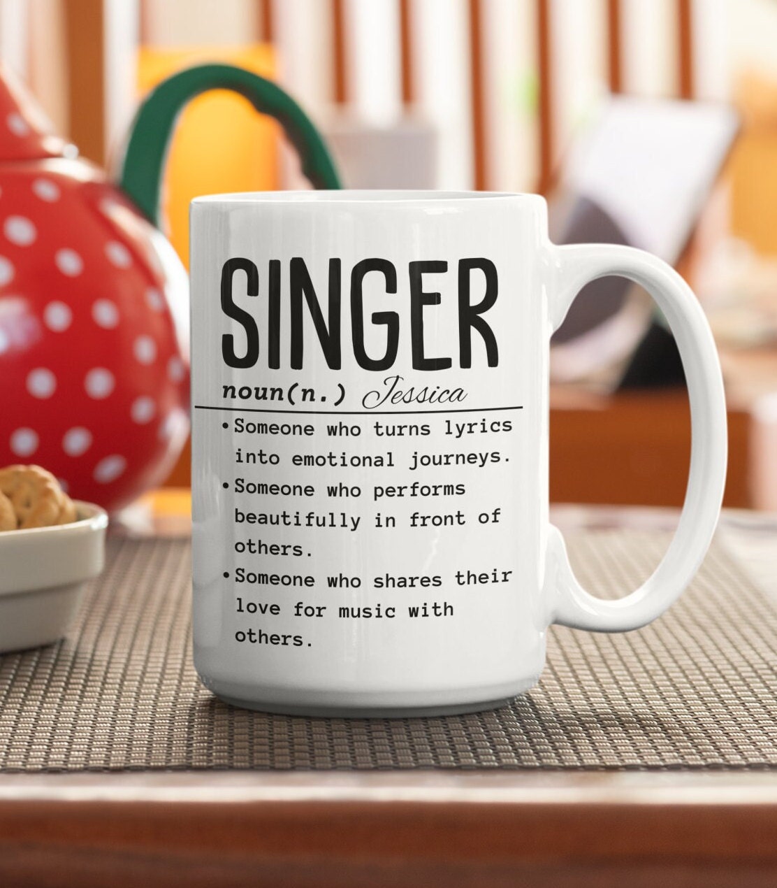 Singer Mug Singer Present Funny Singer Gift Vocalist Gift Best Singer ...
