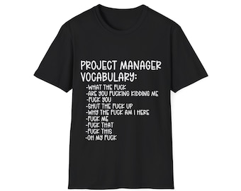 Project Manager Shirt, Project Phases, Project Manager Gift, Project ...