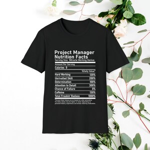 Gift for Project Manager Manager Tshirt Manager Tee Team Gift Funny ...