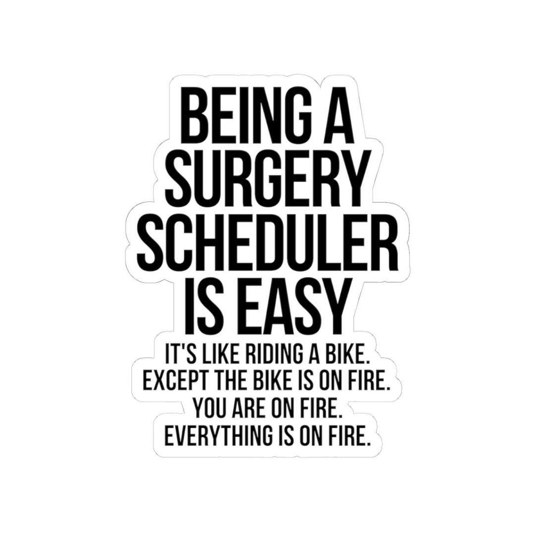 Surgery Scheduler Sticker, Medical Admin, Hospital Life - Etsy