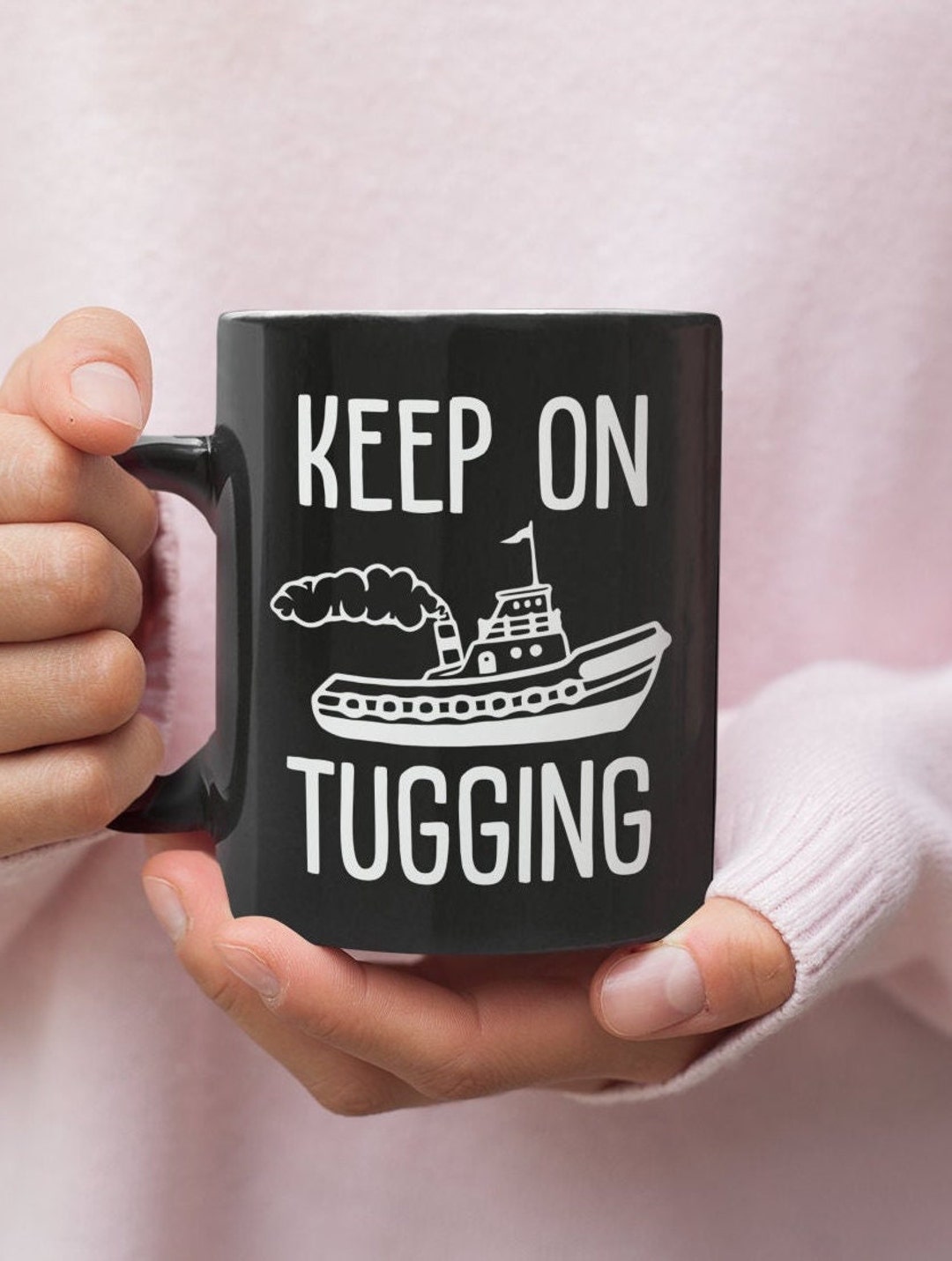 Tugboat Mug, Nautical Mug, Maritime Gift, Boat Lover Mug, Sea Theme Mug ...