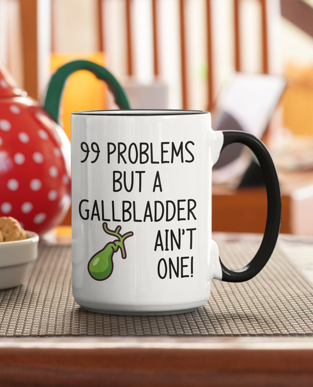 Gall Bladder Removal Mug - Funny Surgery Gift - Post-op Recovery ...