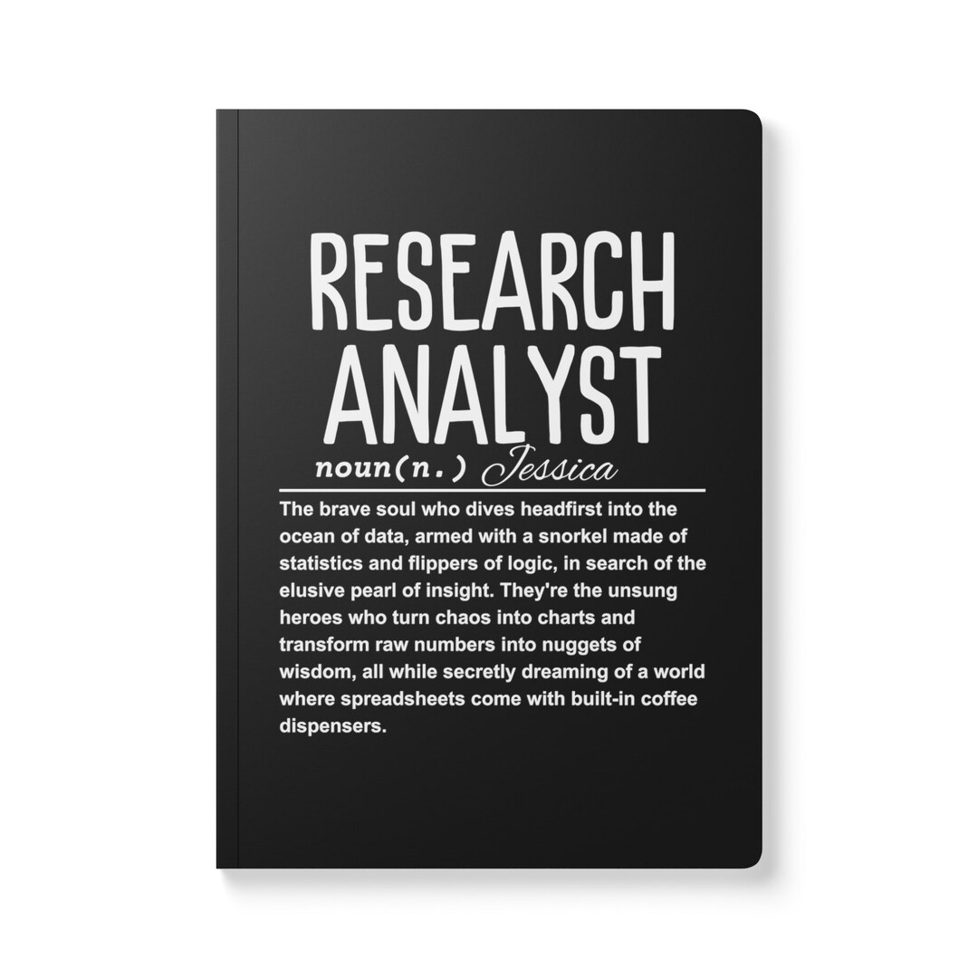 Research Analyst Journal: Funny Data Science Gift - Etsy