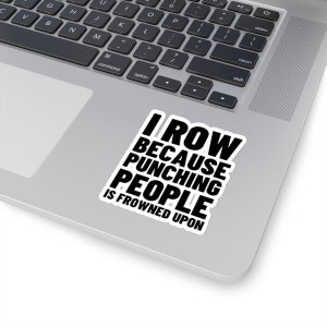 Rowing Sticker, Crew Decal, Boating Gear, Rowing Gifts, Water Sports ...