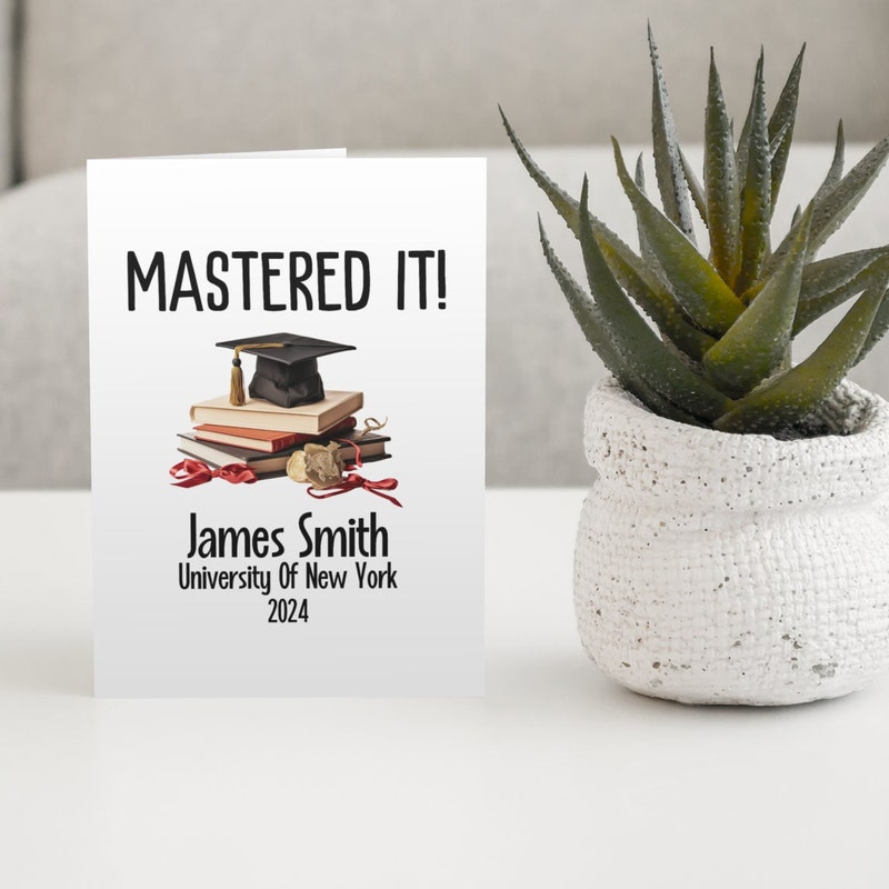 Masters Degree Invitation - Etsy