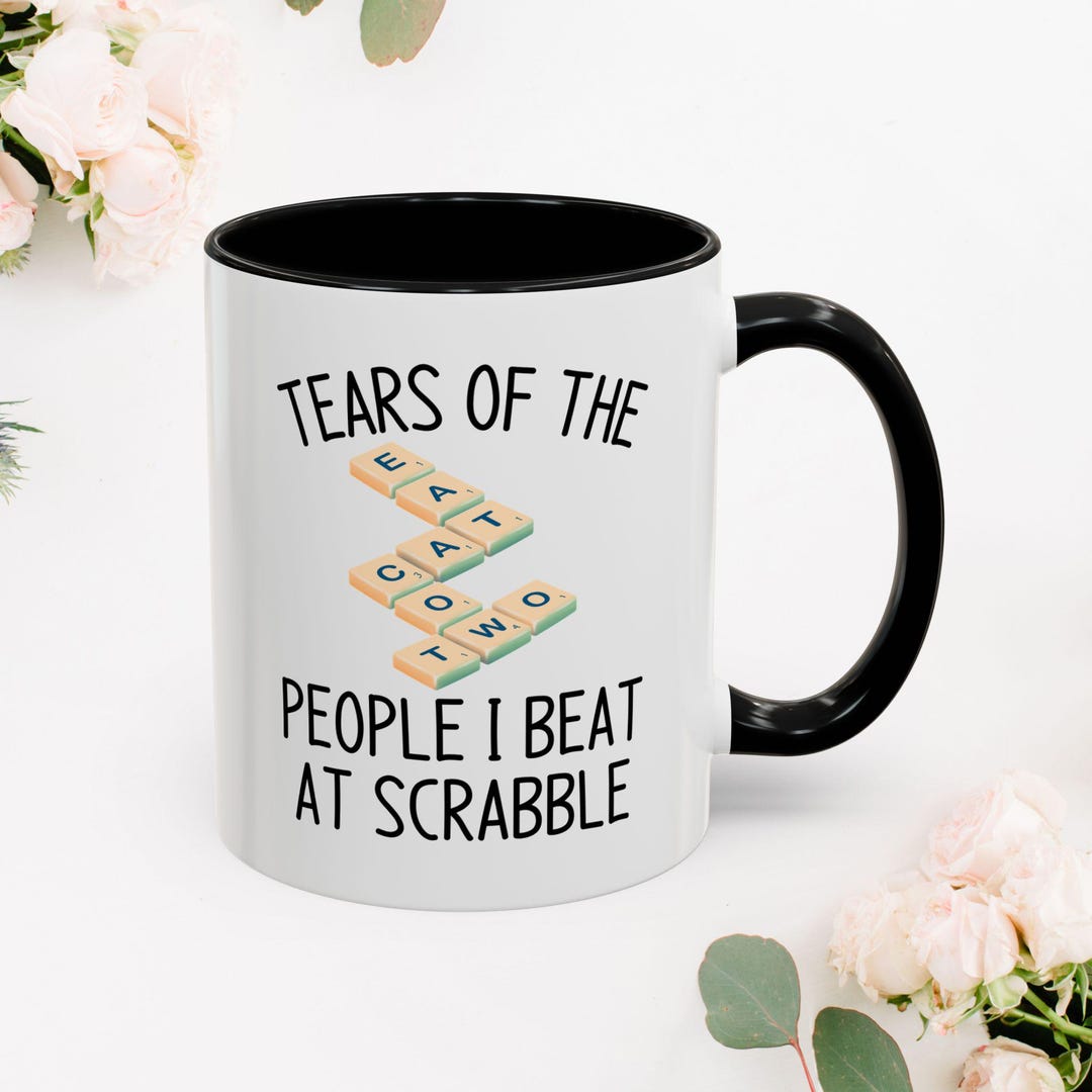 Word Nerd Mug | Scrabble Custom Mug | Funny Coffee Mug | Love Scrabble ...
