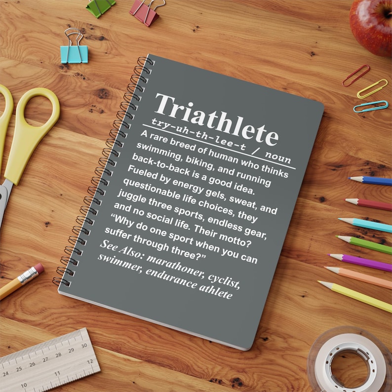 Triathlete Notebook, Athlete Training Journal - Etsy