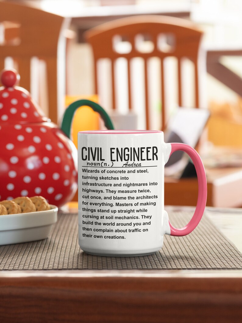 Civil Engineer Mug, Funny Engineering Gift - Etsy