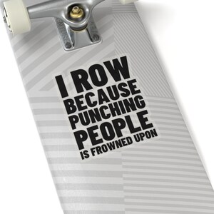 Rowing Sticker, Crew Decal, Boating Gear, Rowing Gifts, Water Sports ...