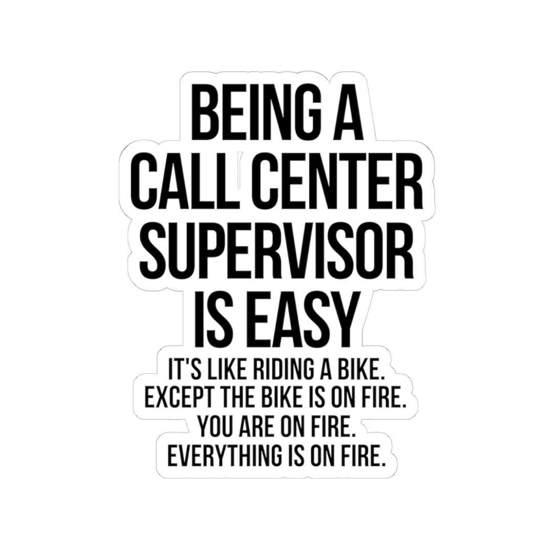 Call Center Supervisor Sticker, Funny Office Gift for Team Leaders - Etsy
