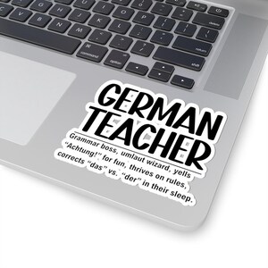 German Teacher Sticker, Teacher Gift Idea, Danke Teacher Gift, Gift for ...