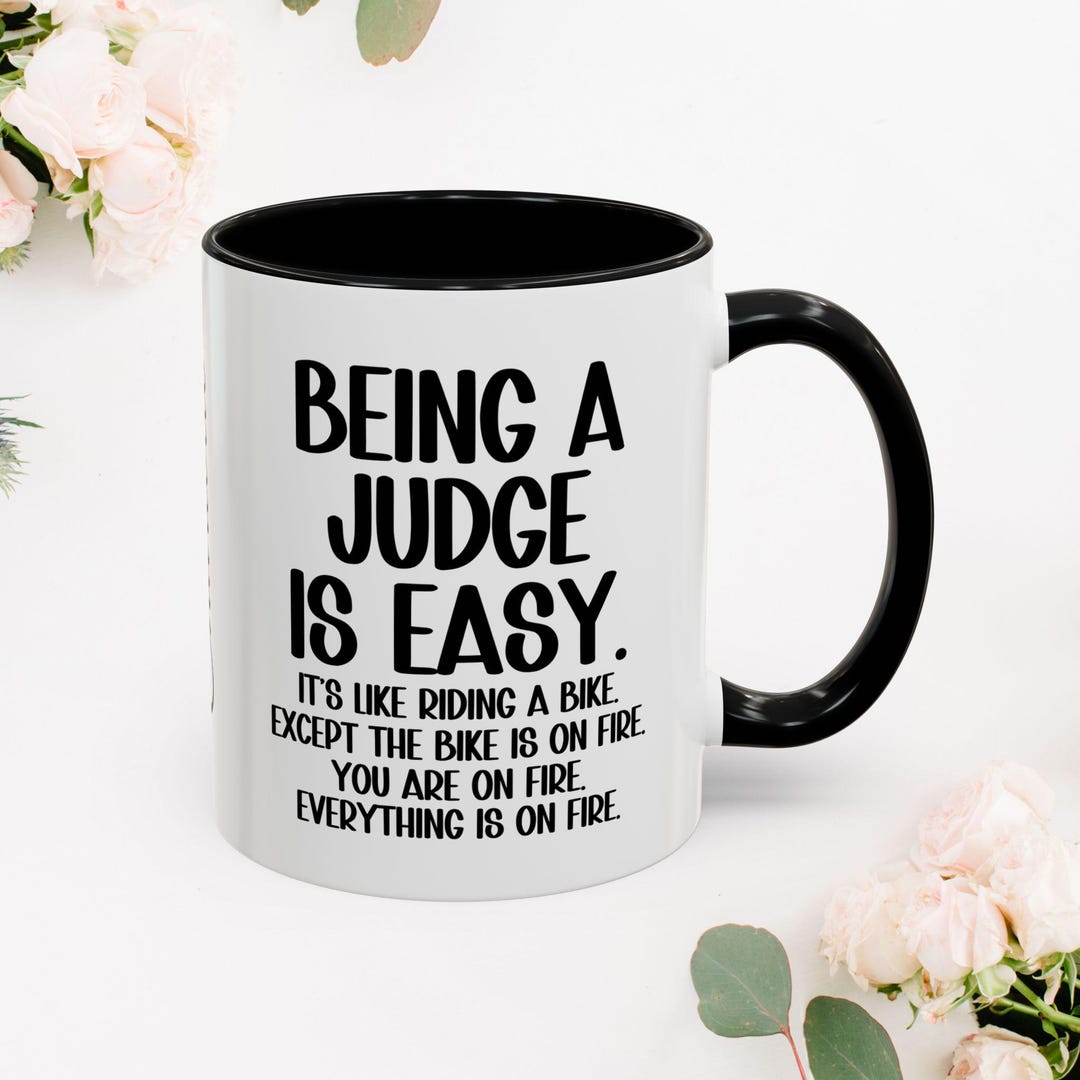 Judge Coffee Mug, Legal Mug, Judge Gift, Courtroom Mug, Lawyer Mug ...