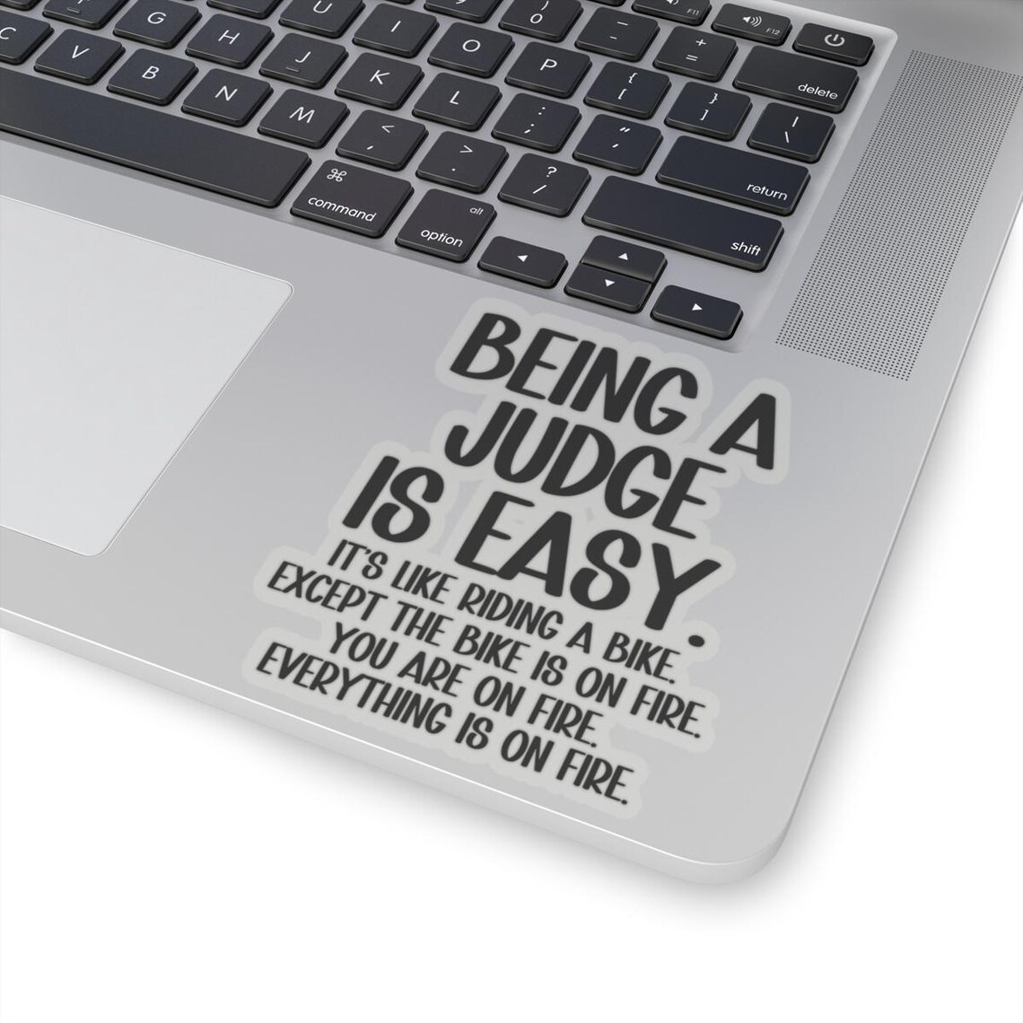 Judge Sticker, Courtroom Decal, Legal Sticker, Justice Decal, Judge ...