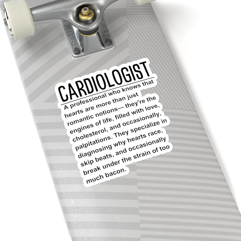 Cardiologist Sticker, Heart Health Art, Medical Stickers, Doctor Gift ...