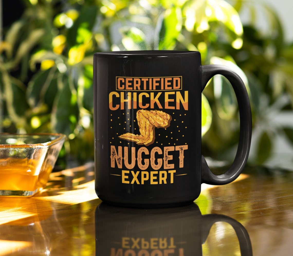 Chicken Nugget Mug Chicken Nuggets Lover Gift Heat Nuggets Mug Foodie ...