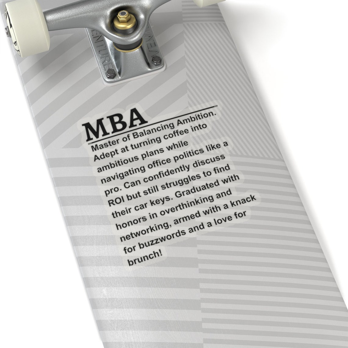 MBA Sticker, Graduate Gift, Business Humor, Funny Sticker, Grad School ...