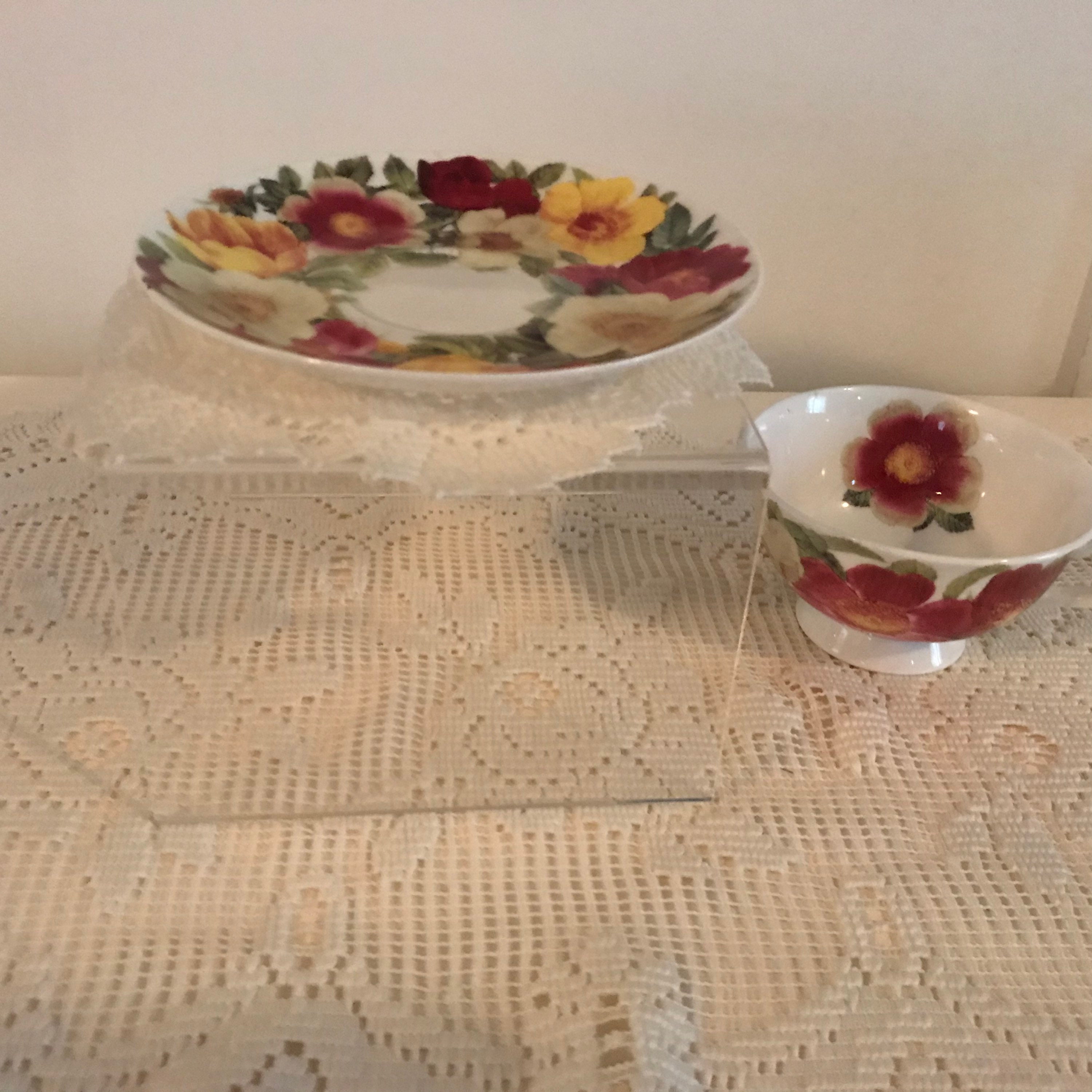 Poppy Flower Tea Cup and Saucer - Etsy