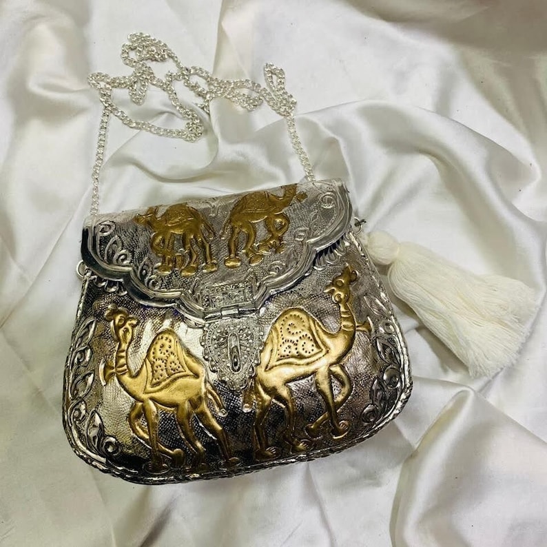 Buy Designer Metal Hand Curving Bags... Online in India - Etsy