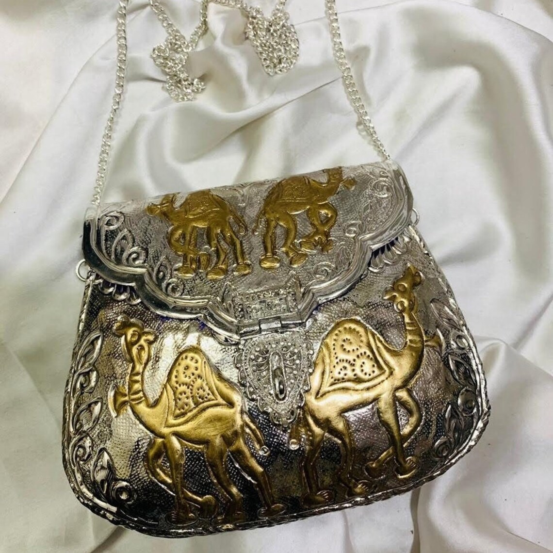 Buy Designer Metal Hand Curving Bags... Online in India - Etsy