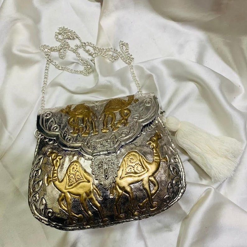 Buy Designer Metal Hand Curving Bags... Online in India - Etsy