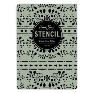 Faux Bone Inlay Annie Sloan® Stencil - Etsy