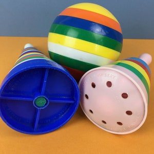 Vintage 1960s Merit Ring-a-bell Tower 'safe Play' Nursery Stacking ...