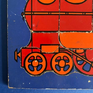 Vintage 1970s GALT Wooden Tray Jigsaw Puzzle, Bright Colours, Colorful ...
