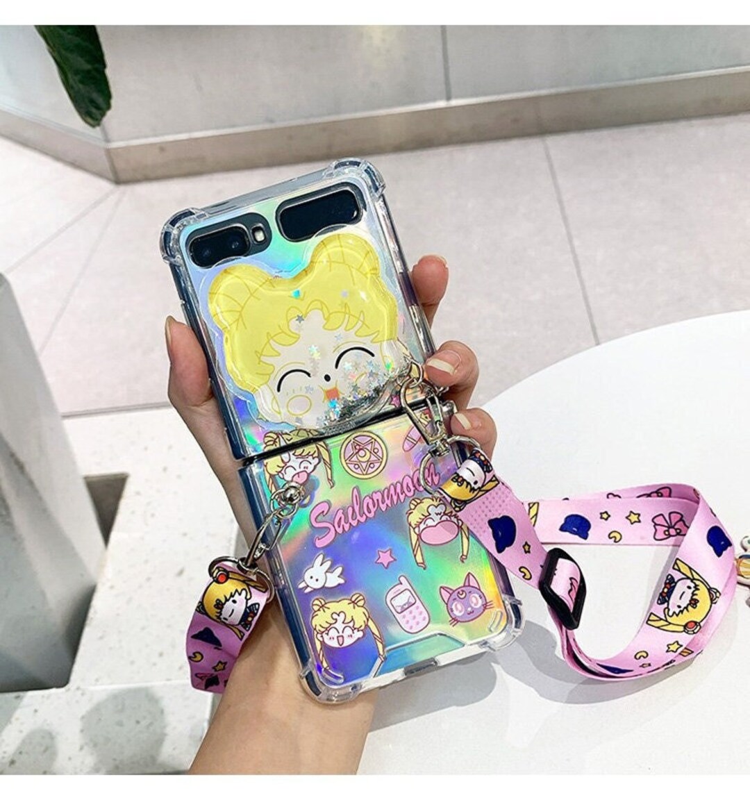 Japanese Pink Girl Phone Case for Samsung Galaxy Z Flip and Z - Etsy