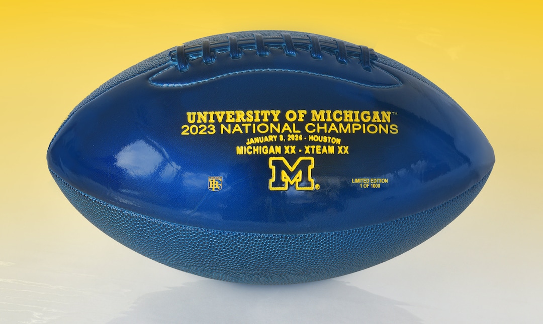 Michigan Wolverines National Champions Extremum Football - Etsy