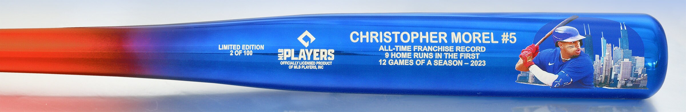 Christopher Morel Signed Franchise Home Run Record Chrome Splash Bat - Etsy