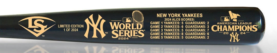 Yankees 2024 American League Champions Louisville Slugger Bat - Etsy