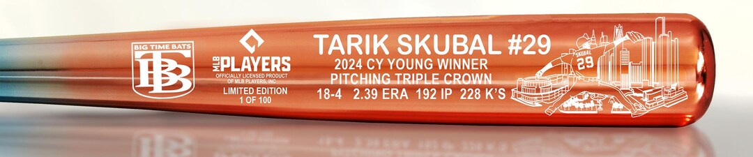 Tarik Skubal 2024 AL Cy Young Chrome Splash Bat - Etsy