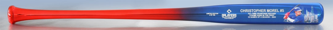Christopher Morel Signed Franchise Home Run Record Chrome Splash Bat - Etsy