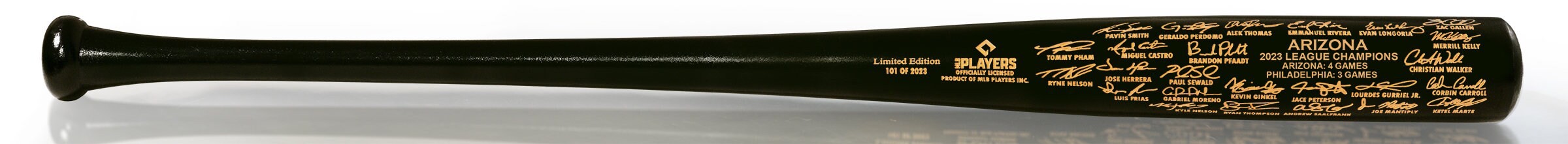 Arizona LCS Champions Team Signature Black Maple Bat - Etsy