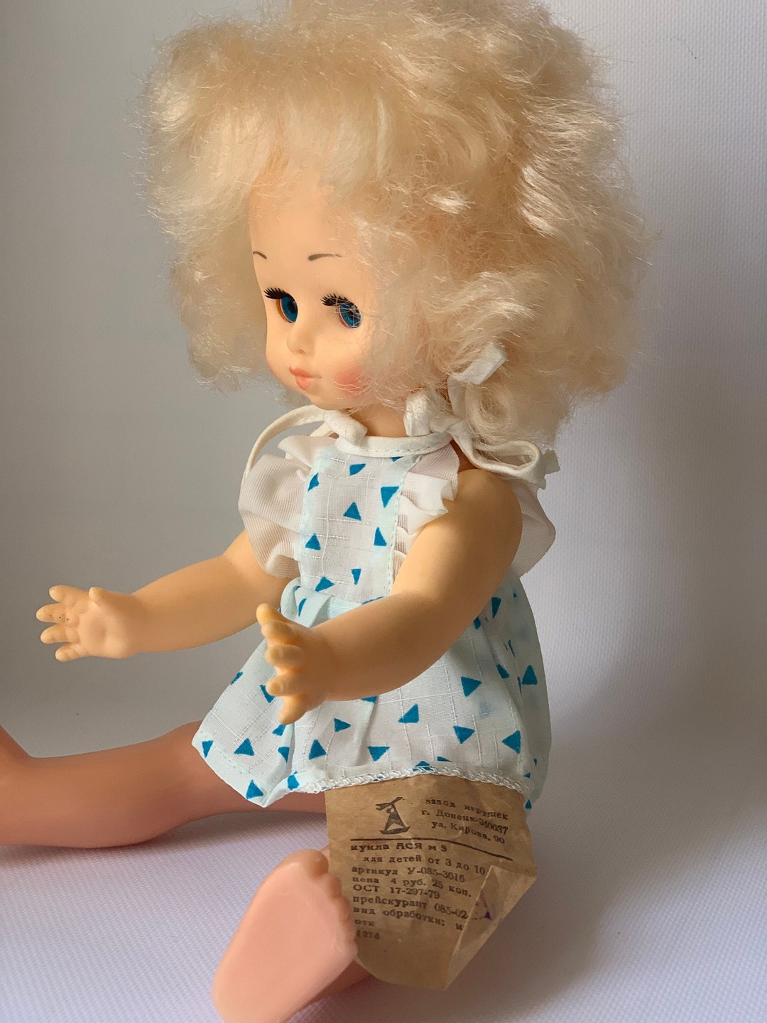 Soviet Doll of the USSR. Vintage Children's Toy. Retro Girl Doll.child ...
