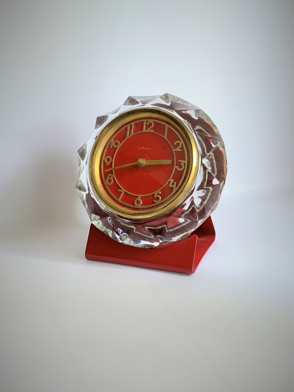 Vintage Old Mechanical Table Mantel Clock of the Mayak Factory - Etsy