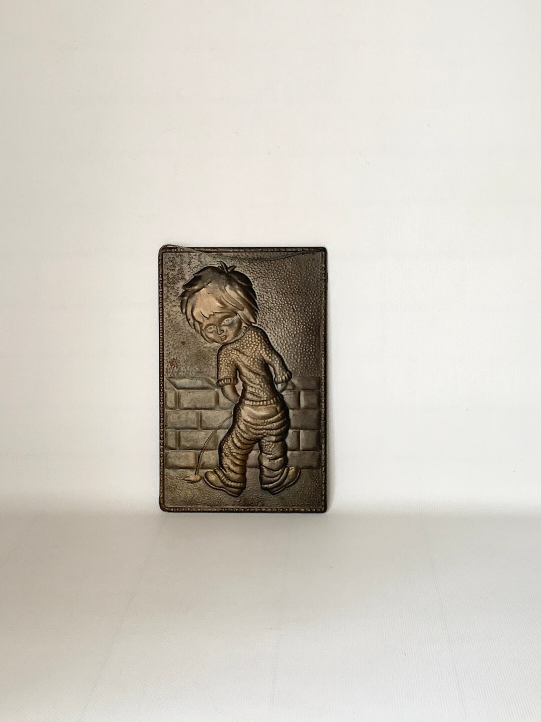 Soviet Metal Wall Painting.vintage Chasing of the USSR. Painting of a ...