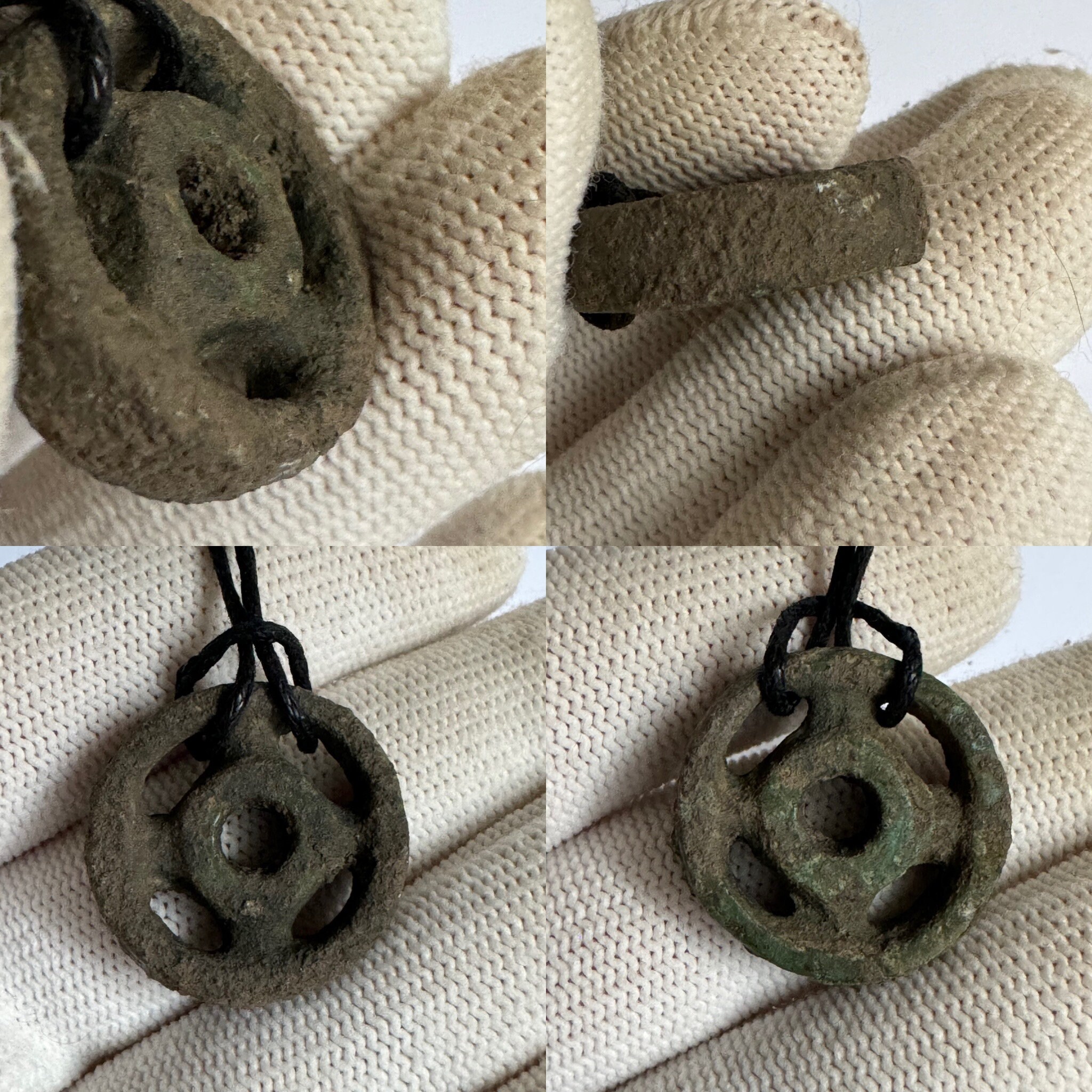 Sarmatian-scythian Bronze Amulet-symbol Wheel of Fortune 7-4 Centuries ...