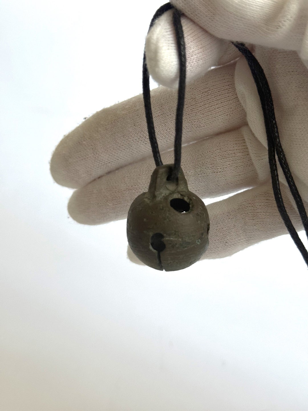 Ancient Roman Bronze Bell. an Ancient Bronze Bell With a Ringing Ball ...