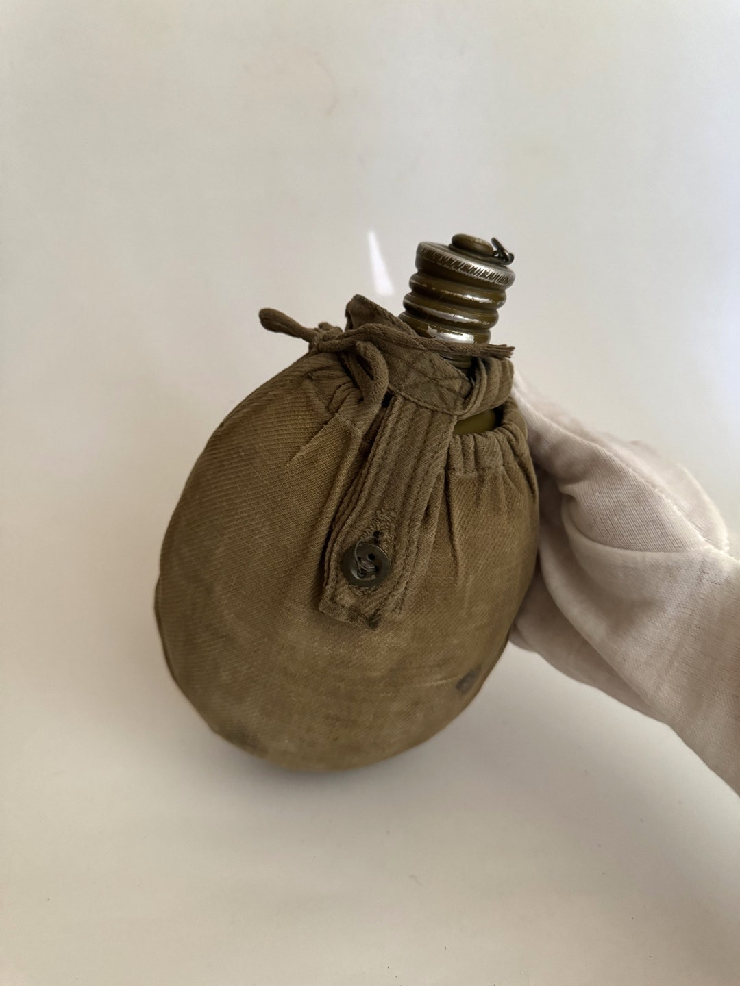 Soviet Flask in a Case. USSR Soldier's Flask. Vintage 1954s. Aluminum ...