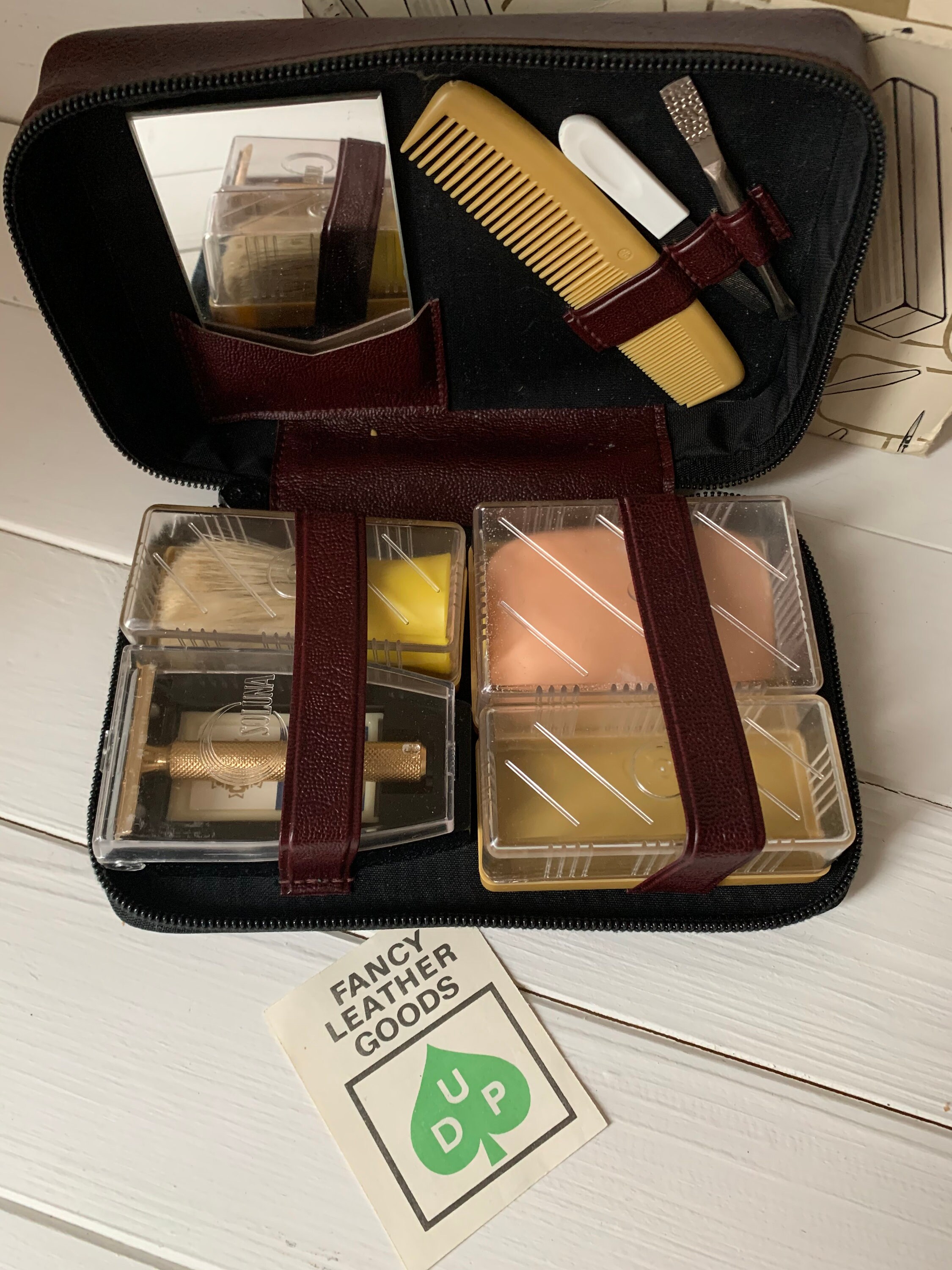 Vintage Men's Shaving Set.men's Gift Set. Men's Grooming. Shaving and ...