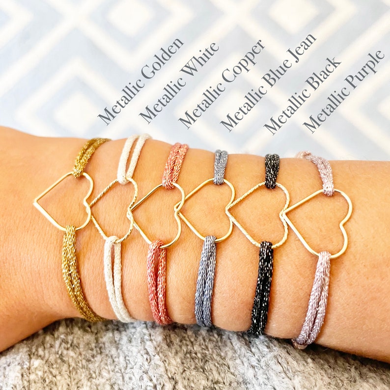 Mother & Daughter Bracelet Matching Duo 24k Gold Filled Heart Star ...