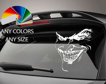 Joker Vinyl Decal | Etsy