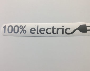 100 Electric Decal | Etsy