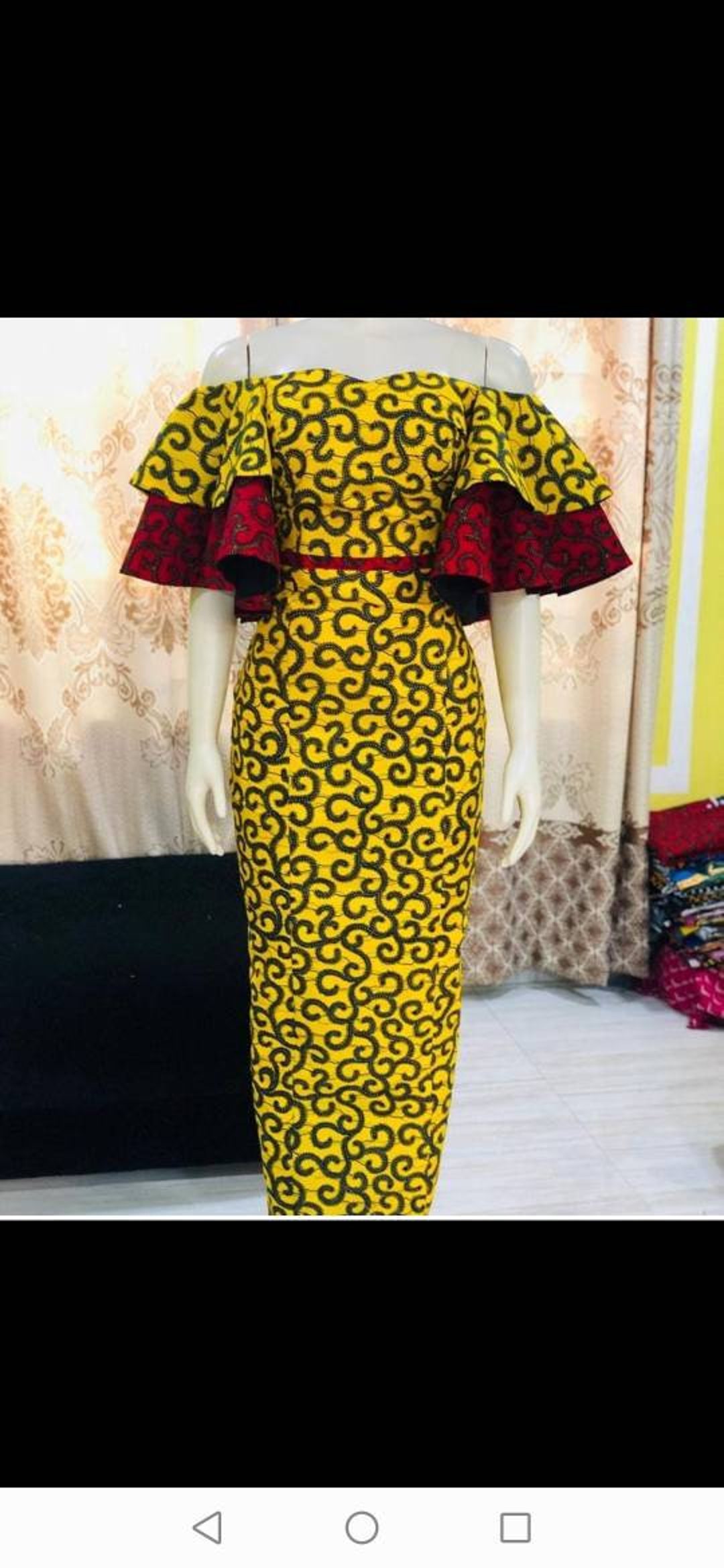 Funke African Print Dress /african Dress for Women - Etsy